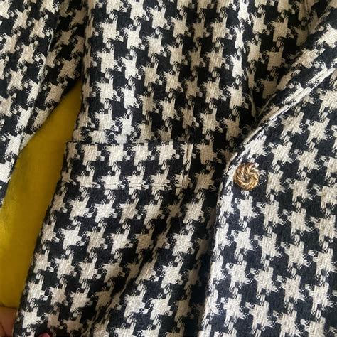 Vintage Houndstooth Blazer Gem