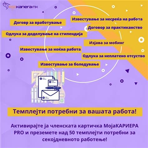 Најпотребните темплејти корисни за вашата работа Kariera Mk