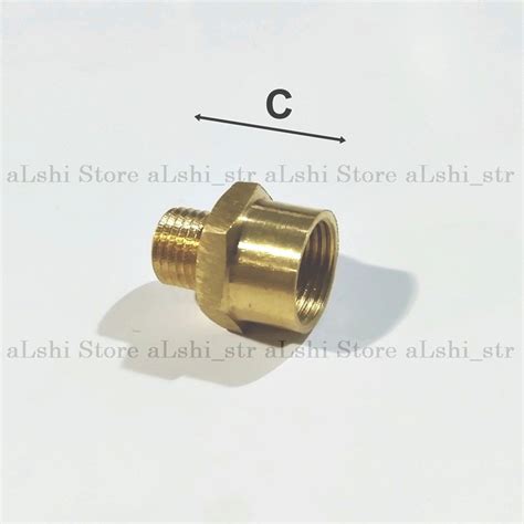 Jual Reducer Verlop Ring Socket Drat Luar X Dalam X X Inch Kuningan Shopee Indonesia