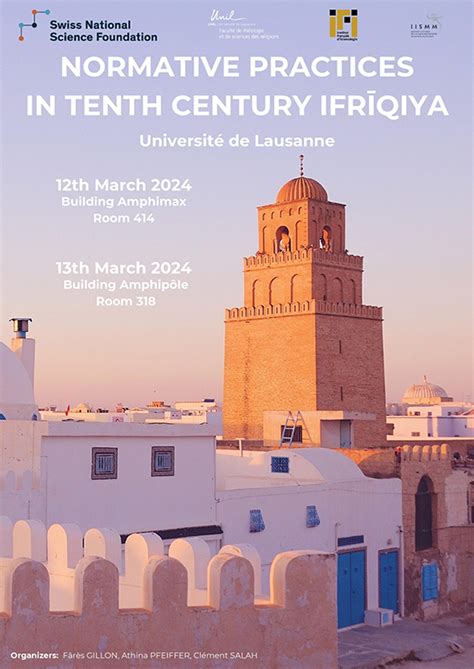 Iremam Workshop Normative Practices In Tenth Century Ifrīqiya