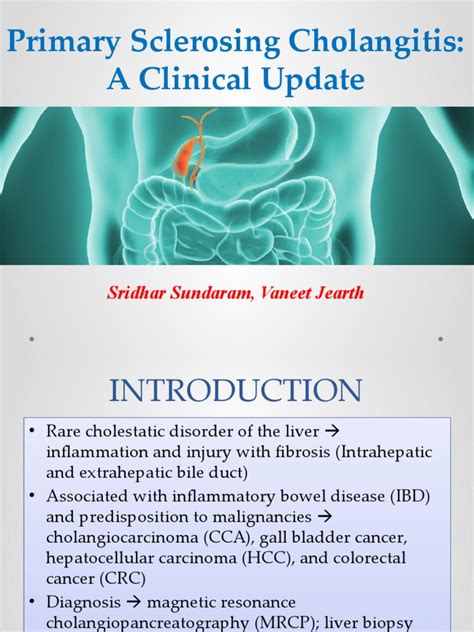Primary Sclerosing Cholangitis Jr Krisna Pdf Gastroenterology Medical Specialties