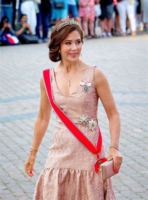 The Crown Prince And Crown Princess Of Denmark Attend State Banquet In