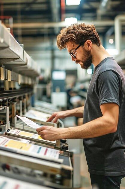 Premium Photo Workers Manage Data Input Variable Data Printing