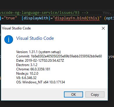 Unknown Method Bind Issue Angular Vscode Ng Language Service GitHub