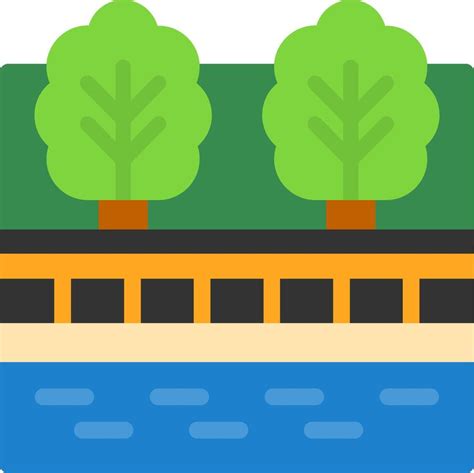 Promenade Flat Icon 40887662 Vector Art At Vecteezy