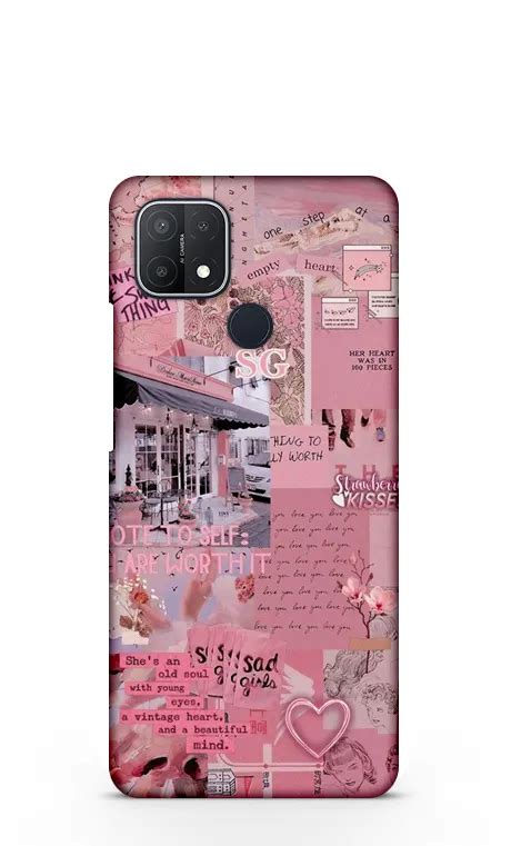 Aesthetic Pink Magazine Oppo A Mobile Cover Gocovers