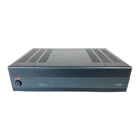 Adcom Gfa 5300 Amplifier Service Manual Manualslib