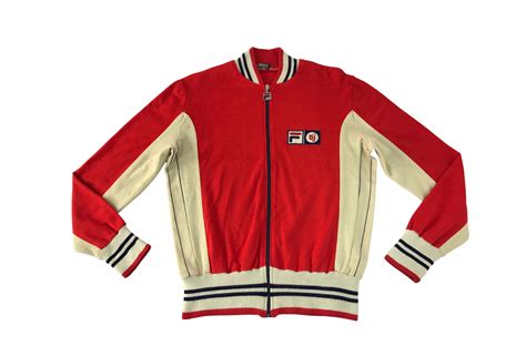 Very Rare Vintage 70s Fila Bjorn Borg Kelly Magl Biellese Red Etsy