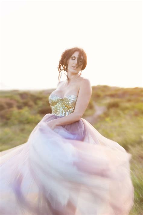 Gold Sequin And Tulle Wedding Dress Janita Toerien