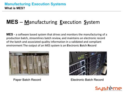 Mes Systems Pptx