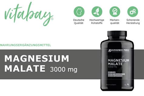 MAGNESIUM MALATE Mg Vegan Tabletten Stk Medikamente Per Klick De