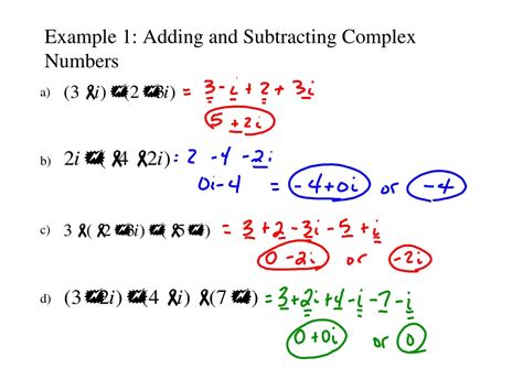 PPT - Exploring Complex Numbers: Addition, Subtraction, Multiplication, and Plotting PowerPoint ...