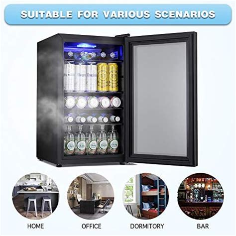 Antarctic Star Beverage Refigerator 100 Can Mini Fridge For Soda Beer