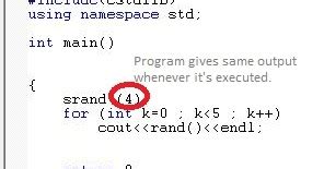 What Is The Difference Between Srand And Rand In C Iphone Forum