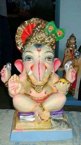 Polystone Golden Gold Plated Fiber Ganesha Statue At ₹ 3500piece In