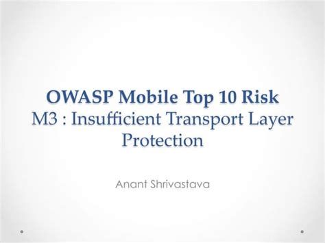 Transport Layer Security Tls Pptx