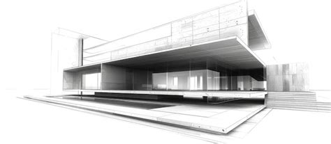 Premium Photo Linear Architectural Design