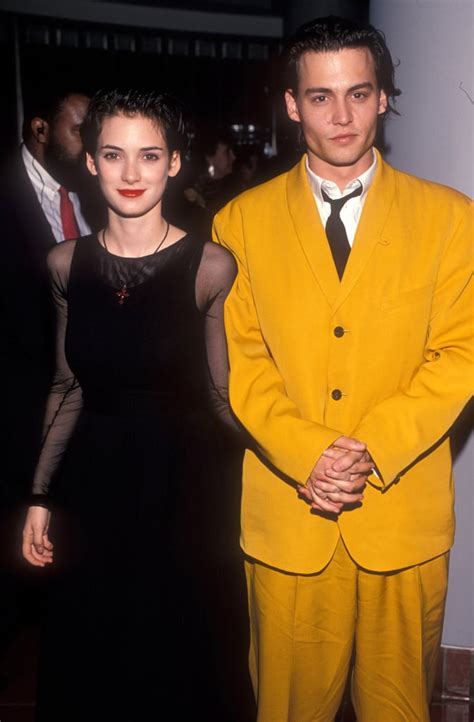 Johnny Depp And Winona Ryder Celebrity Couples From The 90s