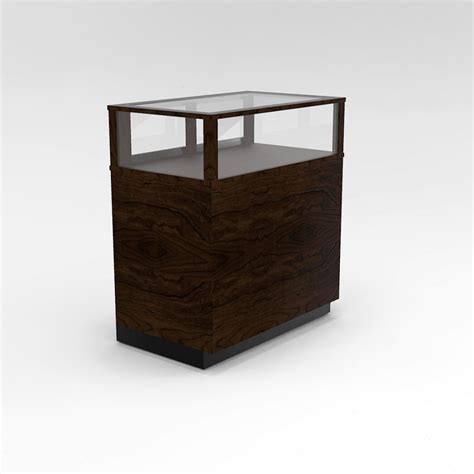 Jewelry Vision Contemporary Rectangle Horizontal Display Case Display