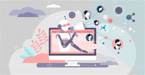 Marketing Automation Ai Bot Concept Vector Illustration Vectormine