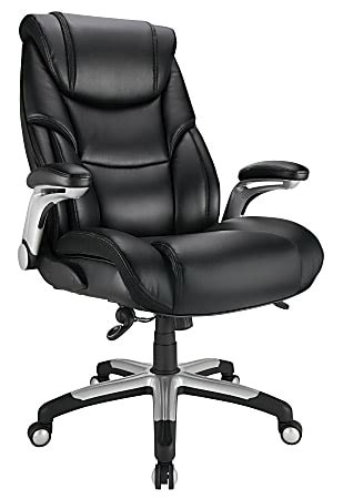 Realspace Torval Big Tall Bonded Leather High Back Computer Office