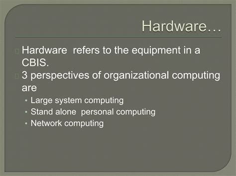 Hardware Software Components Pptx