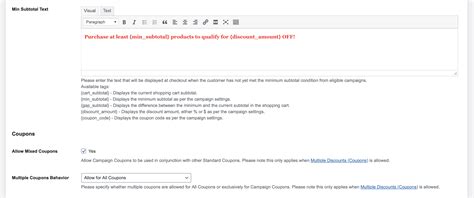 Upsellmaster Lite Campaign Settings