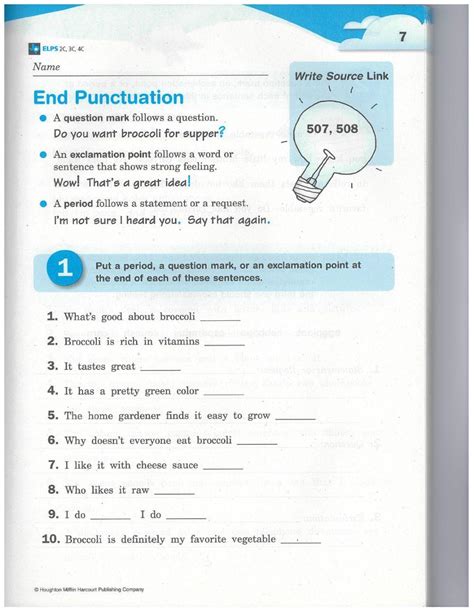 Pdf Online Exercise Punctuation Live Worksheets
