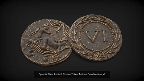 Spintria Rare Ancient Roman Token Antique Coins Collection 3d Printable