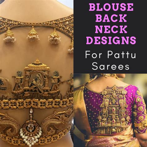 Blouse Back Neck Designs For Pattu Sarees Glossypolish