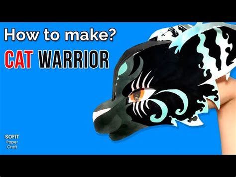 How To Make A Creature In The Style Of Warrior Cats From Paper On Hand DIY Sofit PaperCraft