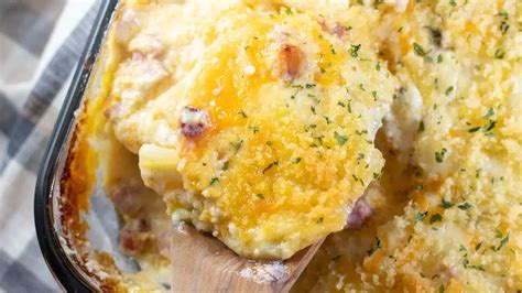 Holiday Ham Casserole Easy Ham And Potato Casserole Bake It With Love