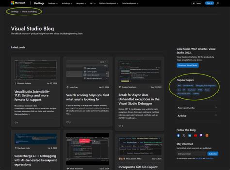 Introducing The New Dev Blogs A Modern Streamlined And Engaging