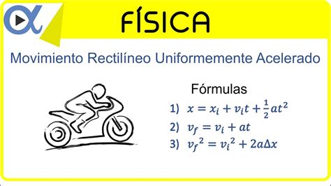 El Movimiento Rectil Neo Uniforme Acelerado Cursos Online Web