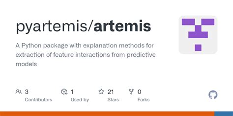 Github Pyartemisartemis A Python Package With Explanation Methods