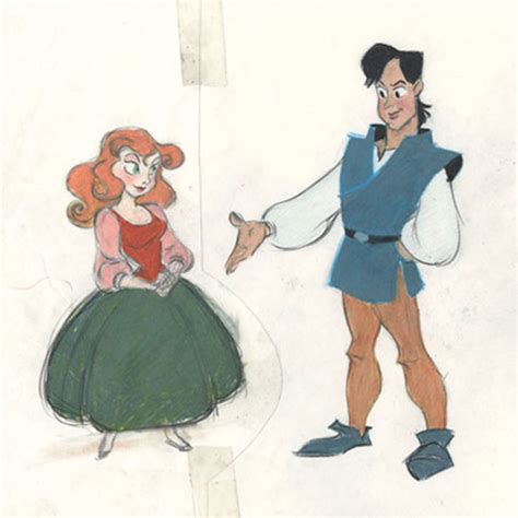 Ariel And Eric Concept Art Disney Concept Art The Little Mermaid