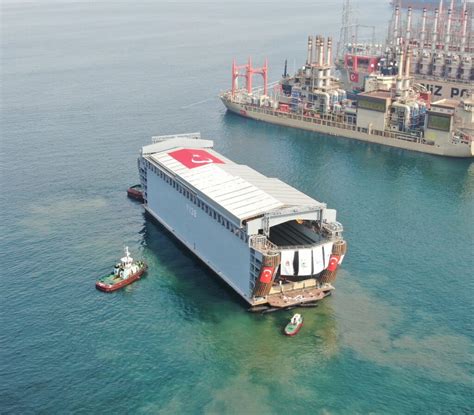 Turkiyes First Indigenous Floating Dock Hosts Submarine Naval News