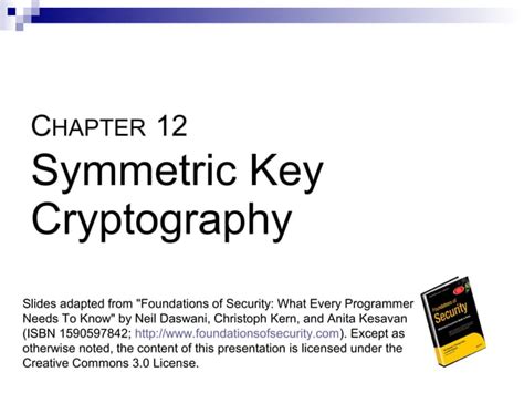 12 Symmetric Key Cryptography Ppt
