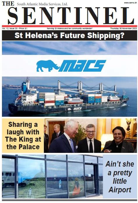 Download The Sentinel Newpaper From St Helena