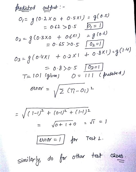 [solved] for the following neural network computer calculate the