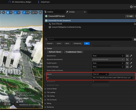 Cesium for Unreal无网络下加载本地数据的实现要点 哔哩哔哩