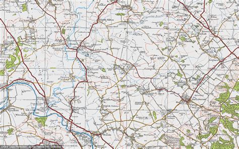 Historic Ordnance Survey Map Of Chalgrove 1919