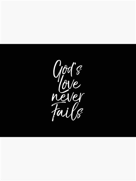 Gods Love Never Fails Fun Cute Christian Loving Mask Sticker For Sale