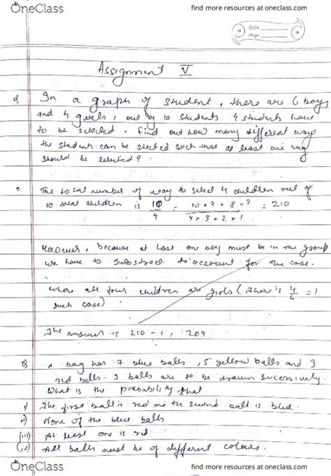 Math Lecture Maths Assignment Oneclass
