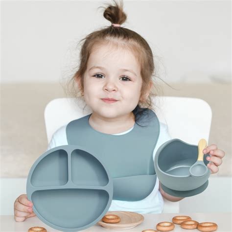 Kit Introdu O Alimentar Silicone Beb Pe As