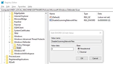 Enable Network Scanning In Windows Defender On Windows 11