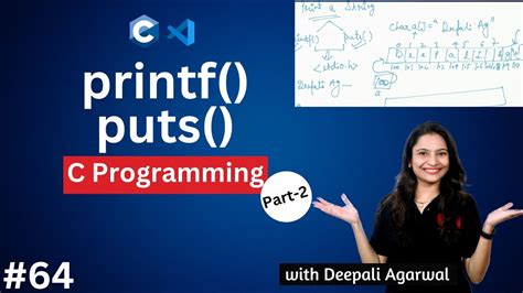 How To Print A String In C Printf Vs Puts In C String In C Part