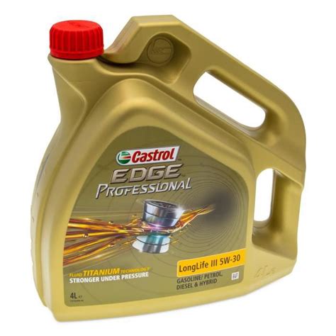 4 Litre Castrol Edge Professional Longlife Iii 5w 30 Huile Vw 50400