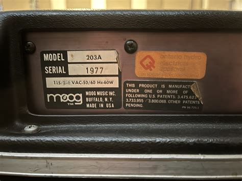 Matrixsynth Moog Polymoog Sn 1977