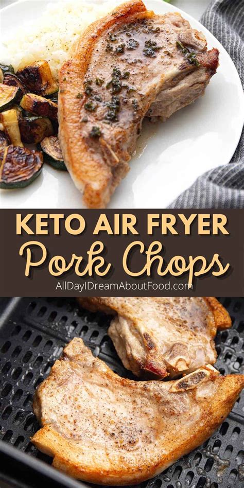 Keto Air Fryer Pork Chops Recipe Air Fryer Dinner Recipes Keto